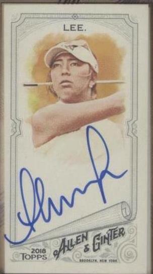 2018 Topps Allen & Ginter - Mini Framed Autographs Non-Baseball Alison ...