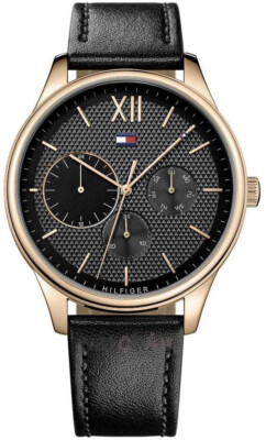 TOMMY HILFIGER DAMON ROSE WATCH 1791419 BLACK - WARRANTY - RRP 179.00 ...