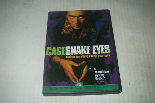 CAGE SNAKE EYES WIDESCREEN COLLECTION DVD MOVIE B1667 | eBay
