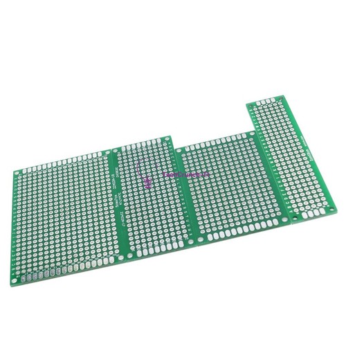 4Pcs FR4 Double Side Prototype PCB Tinned BreadBoard 5x7 4x6 3x7 2x8CM ...