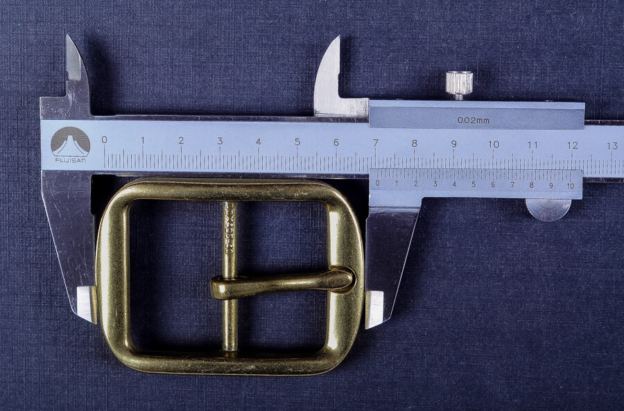 Heavy Brass Classic Center Bar Pin Belt Buckle for Leather Belt Fit ...