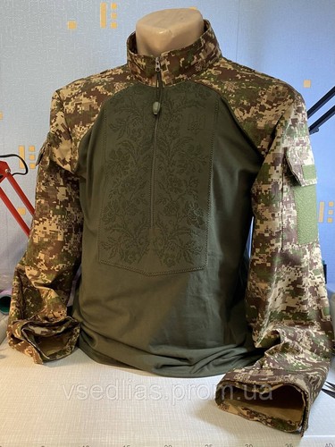 Tactical shirt with embroidery (predator) Ukraine 2024 new size 46-62 ...