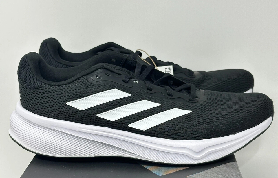 Adidas Response Men's Running Shoes Core Black / White Size 12.5 IH6007 ...