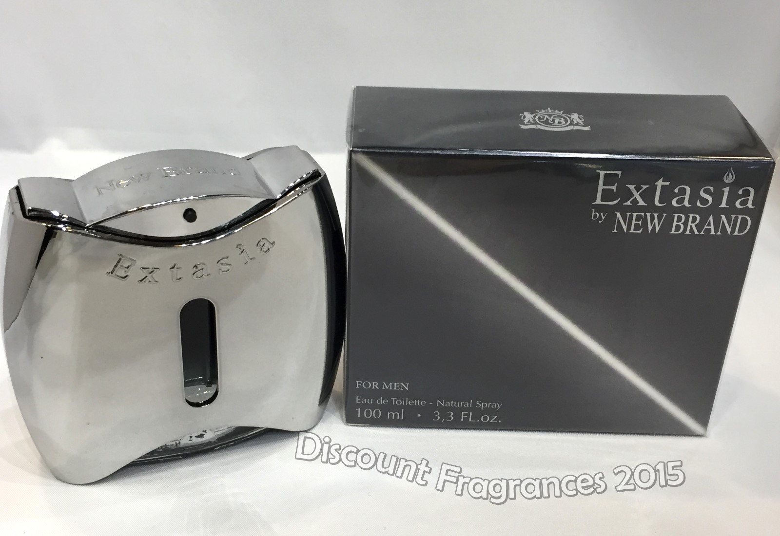 Extasia Cologne by New Brand, 3.3 oz / 100ml EDT Spray for Men New ...