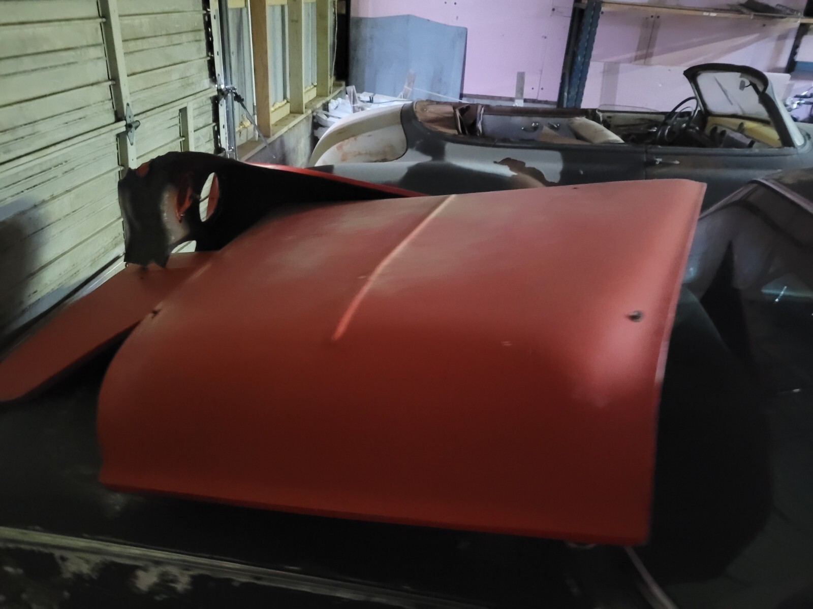 1955 CHEVROLET HOOD FENDERS Front Clip Fiberglass Racecar Hotrod Ky 55 ...