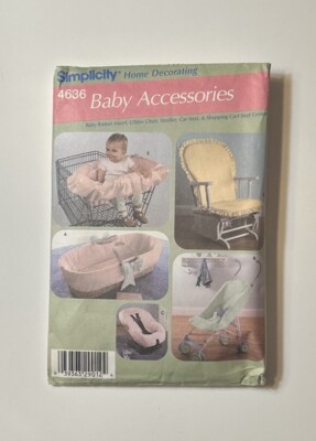 Simplicity 4636 Baby Accessories Basket Insert, Glider Chair, Stroller ...