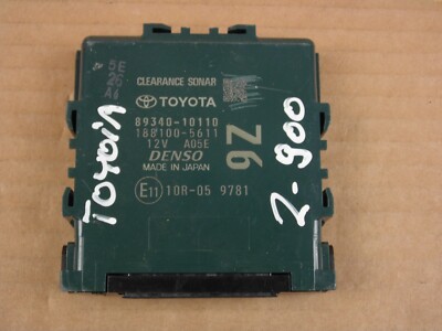 Toyota C-HR CHR control unit module PDC sonar 89340-10110 | eBay