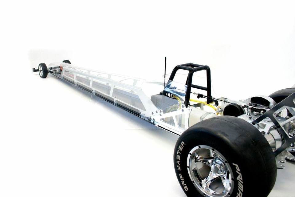 Primal RC 1/5 Scale Dragster Roller, Ready for your Gas Engine 1/4 DRAG ...