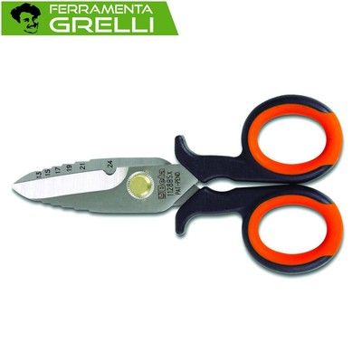 Forbice elettricista lame diritte inox art.1128 bsx - Acciaio ...