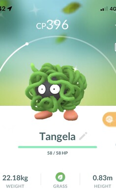 Shiny Tangela Pokemon Trade Go Same day/30 day Trading PVP Pokémon ...