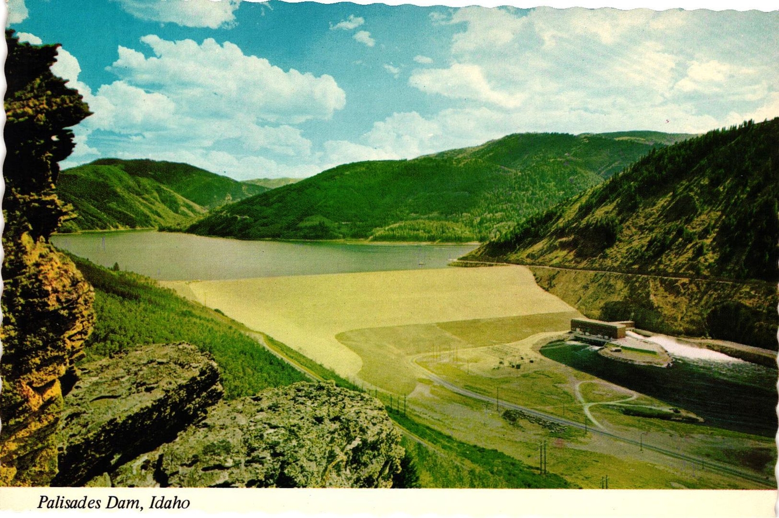 Vintage Postcard 4x6- Palisades Dam, Idaho | eBay