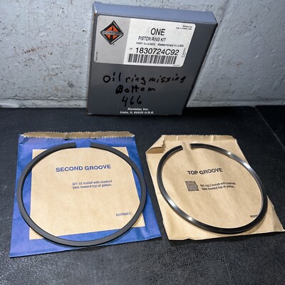 International Piston Ring Kit - 1830724C92 (MISSING BOTTOM GROOVE) | eBay
