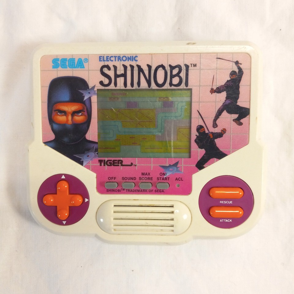 Sega Shinobi Lcd Electronic Handheld Game By Tiger No Battery Cover | eBay