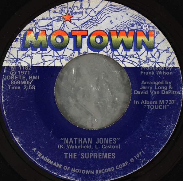 The Supremes ‎– Nathan Jones / Happy (Is A Bumpy Road) 45 RPM RECORD | eBay