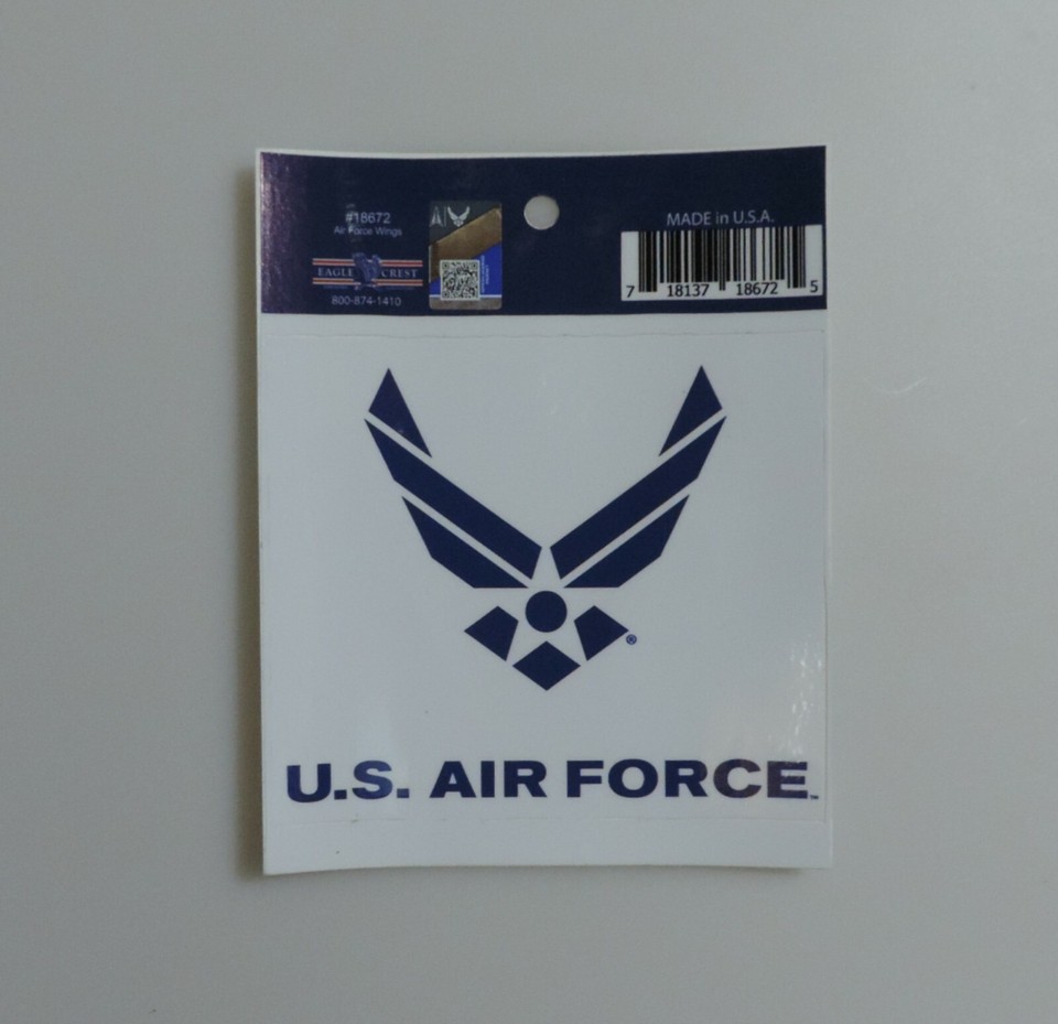UNITED STATES AIR FORCE WINGS WINDOW DECAL~STYLE # 18672 | eBay