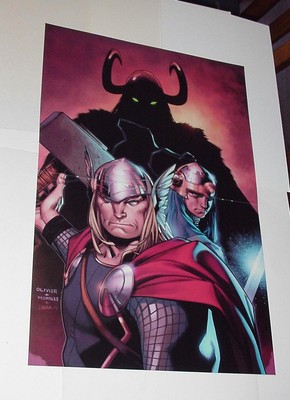 Thor Poster #29 Loki and Balder by Olivier Coipel | eBay