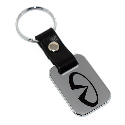 Infiniti Custom Key Chain Fob Chrome - Solid Brass - Engraved Black ...