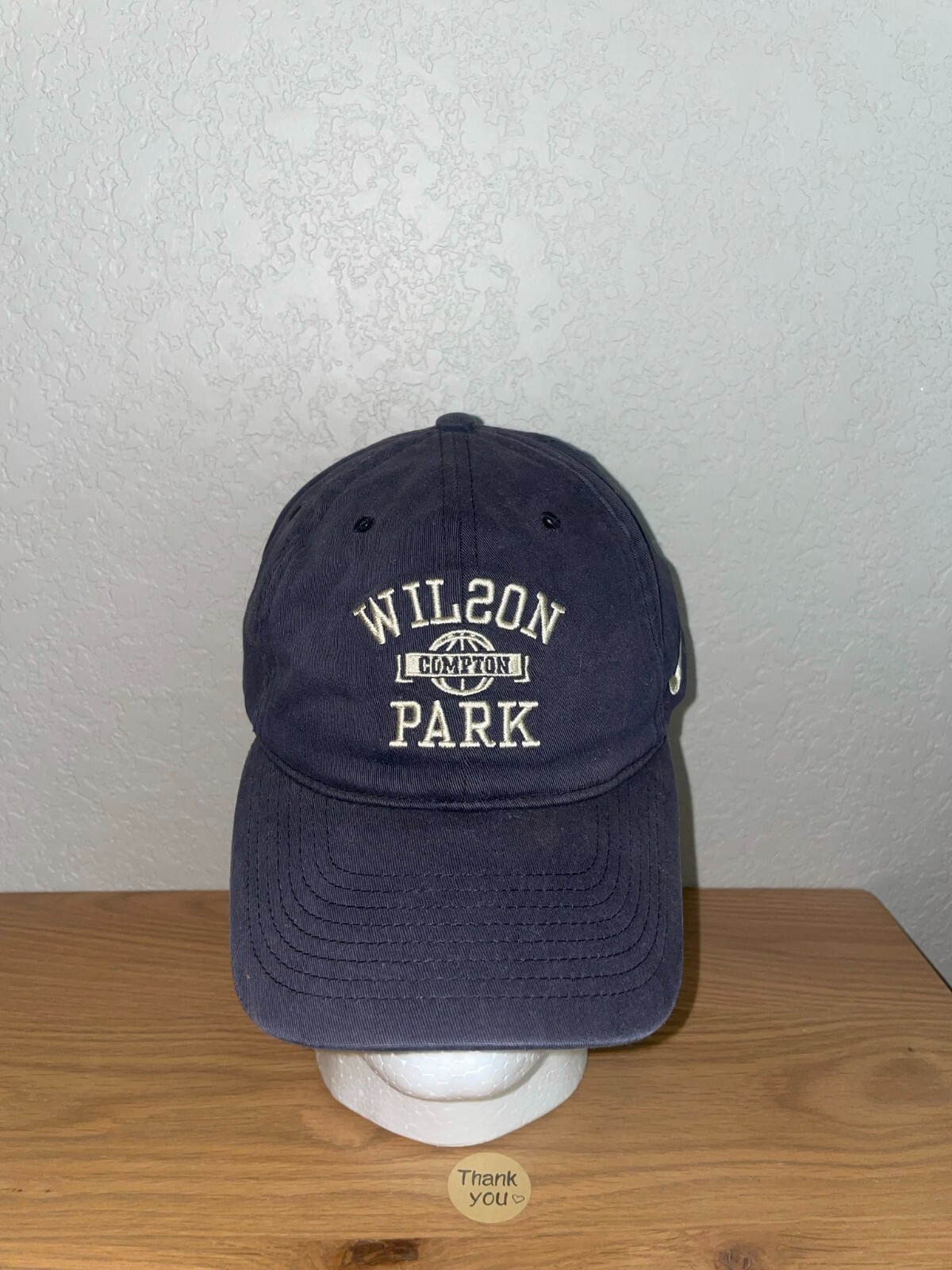 Y2K Nike Wilson Park Compton Basketball Blue Hat Head… - Gem