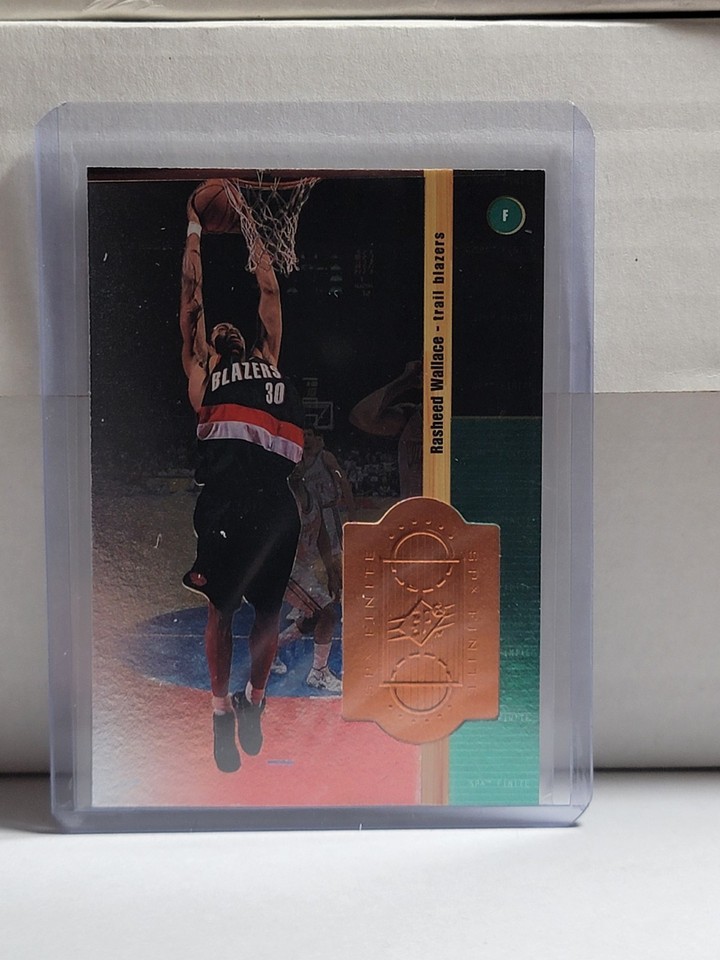 1998-99 Upper Deck SPx Finite Rasheed Wallace Portland Trail Blazers #4 ...