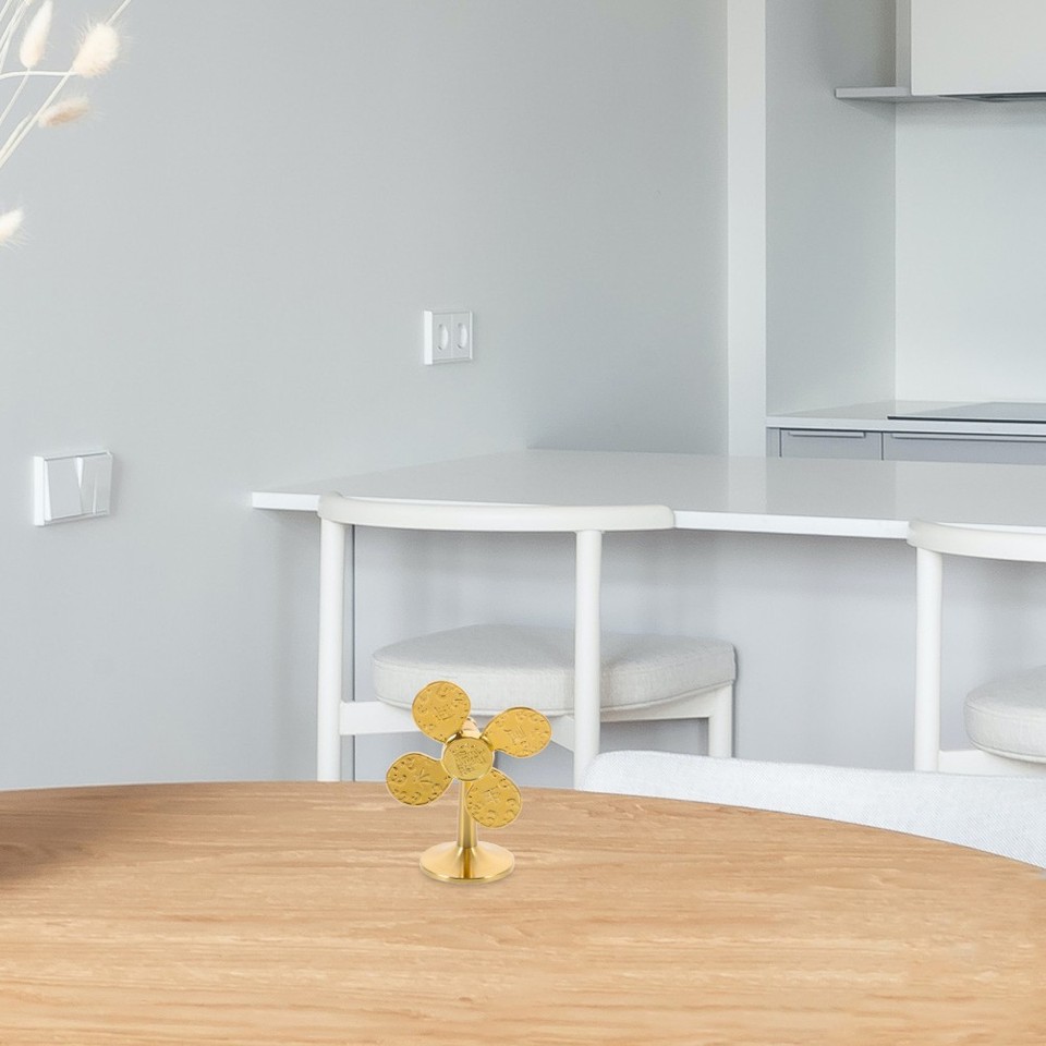 Copper Craft Windmill Statue Adornment Desktop Craft Windmill Sculpture ...