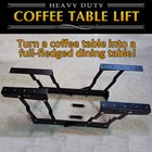 Lift Up Top Convertible Coffee Table Hinge DIY Hardware Spring ...
