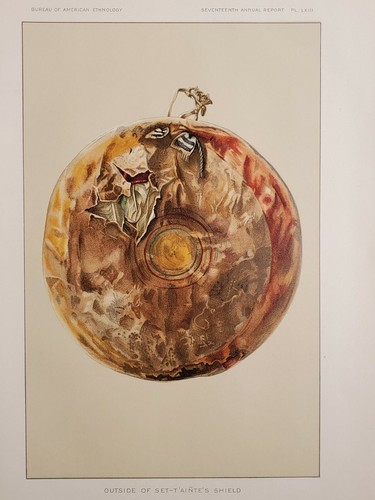 Kiowa Apache War Shield Cheif Set-t'-Ainte's Native American 1898 #2 | eBay