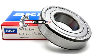 SKF 6207 2Z/GJN DEEP GROOVE BALL BEARING, METAL SHIELDED 35x72x17 mm | eBay