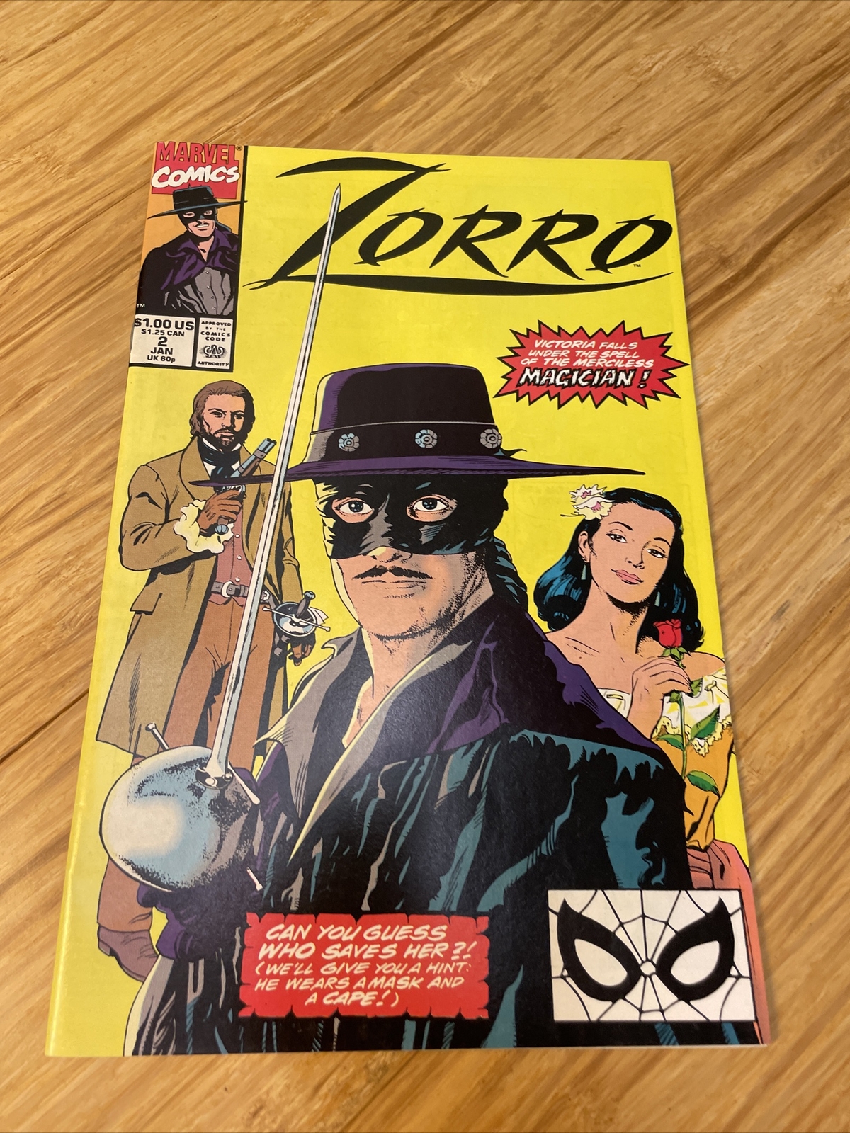 Marvel Comics Zorro Comic Book Issue #2 Super Hero KG | eBay