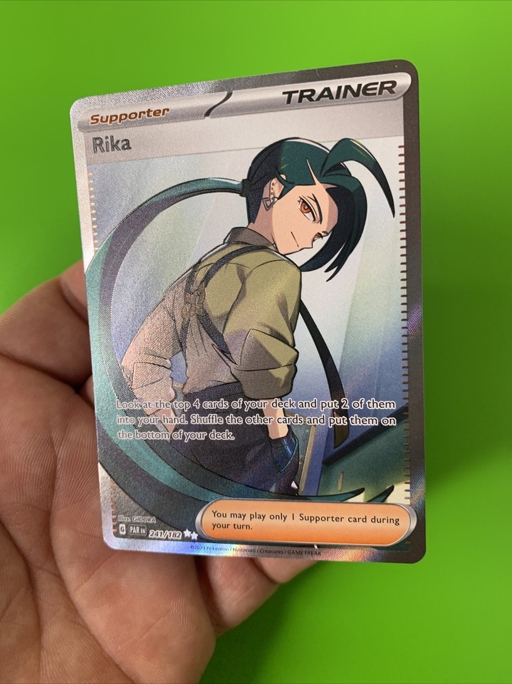 Rika 241/182 Paradox Rift Full Art Rare Pokémon Card Mint | eBay