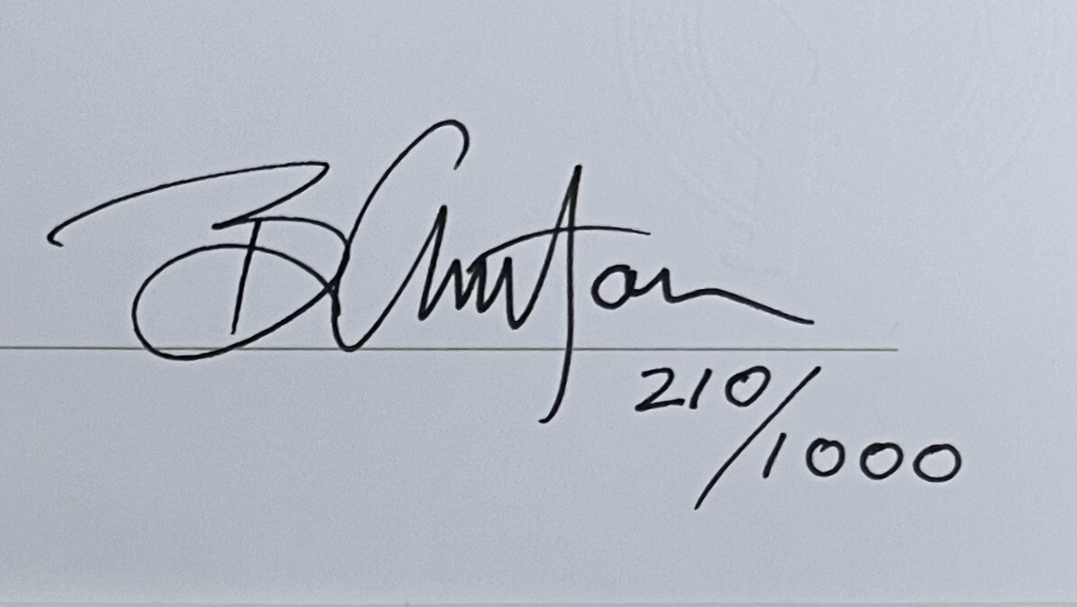 DON BRADMAN Signed Print Brian Clinton Limited Edition Museum Framed ...