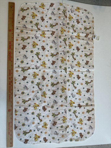 Little Suzy’s Zoo Baby Blanket 35”x27” Vintage Gerber Duck Rabbit ...