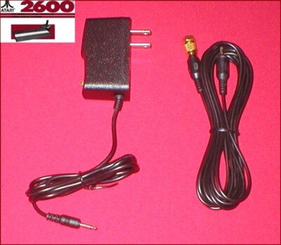 9V AC Adapter Power Supply + 12Ft RCA Video Cable + GOLD TV RF for ...