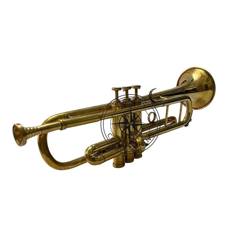 Vintage Beautiful Professional Trumpet Brass Polished With Decorative ...