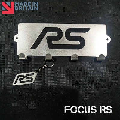 FORD FOCUS RS KEY RACK & KEY RING HOOKS WALL KEY COAT RACK KEYRING ...