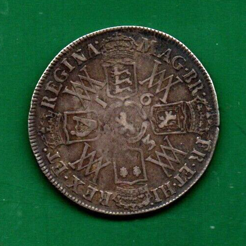 1693 England William and Mary half crown coin | eBay