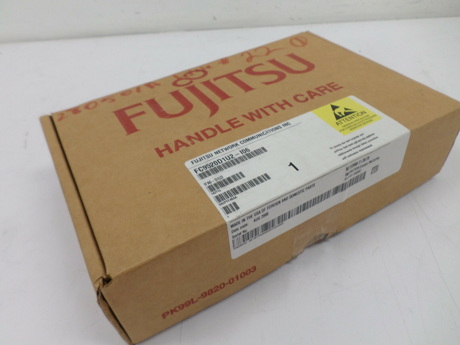 Fujitsu Flashwave 4300 Sync Card TA21568-C70X IFA6-DXUX FC9520D1U2-I06 ...