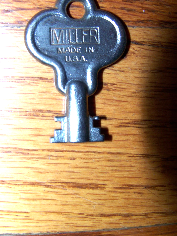 Antique Miller Hollow Barrel Double Bit Skeleton Key - 1-5/8" Long | eBay
