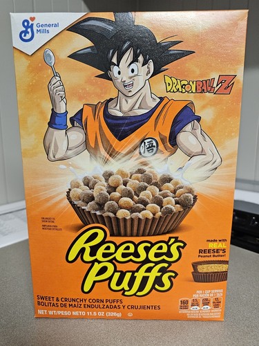 Dragonball Z Limited Edition Reese's Puffs Cereal -Son Goku Edition ...