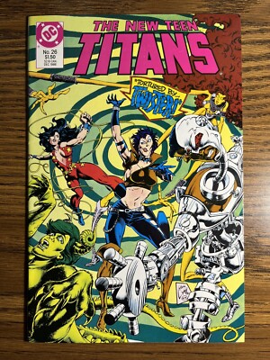 THE NEW TEEN TITANS 27 HIGH GRADE ROBIN PLASMUS CYBORG DC COMICS 1987 ...