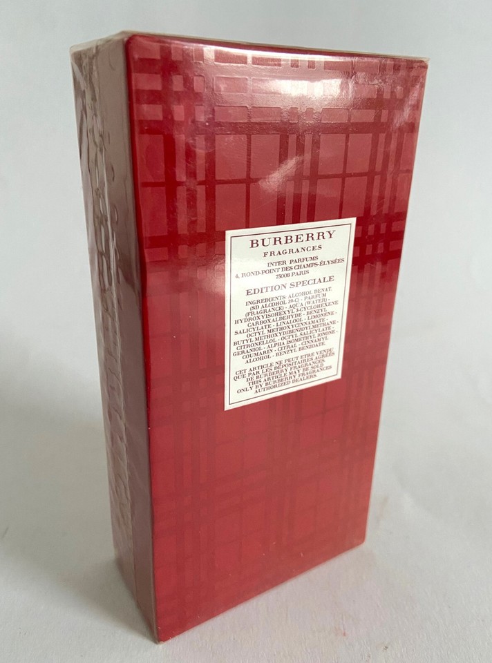 Burberry Brit Red Damen EDP Nat Spray 100ml - 3,3 Oz Neu in OVP Parfum ...