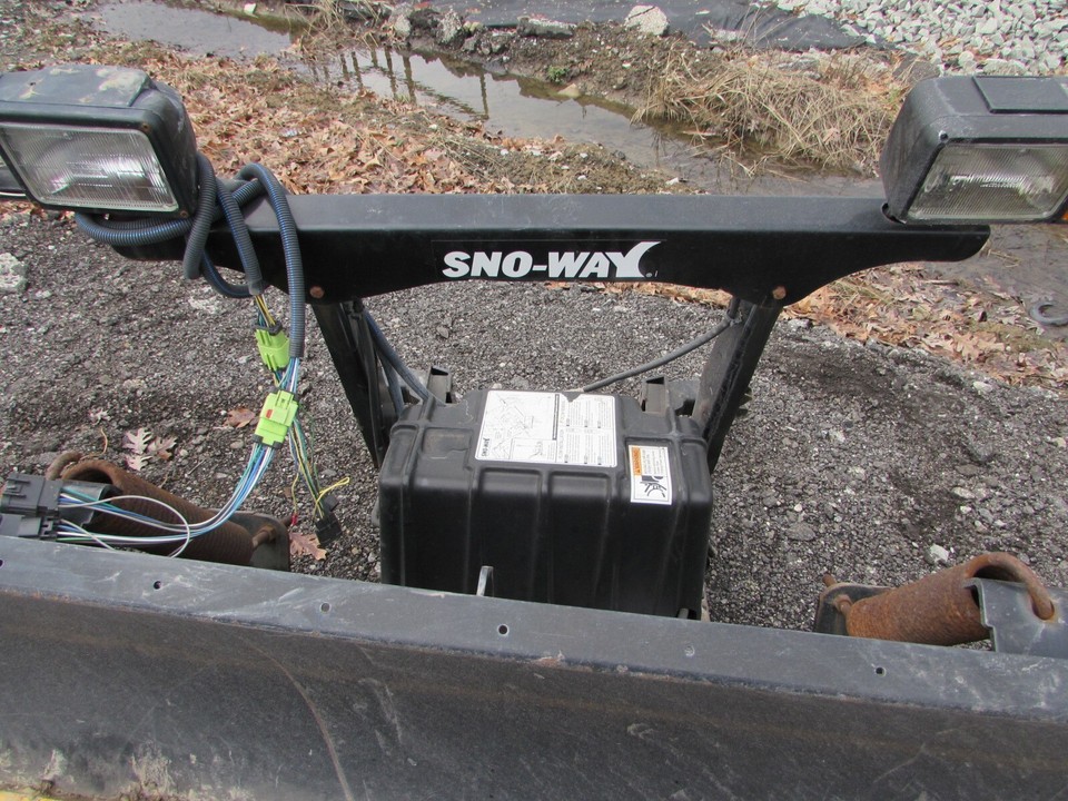 USED 8FT SNO-WAY 29R POWER WING SNOW PLOW BLADE ASSEMBLY | eBay