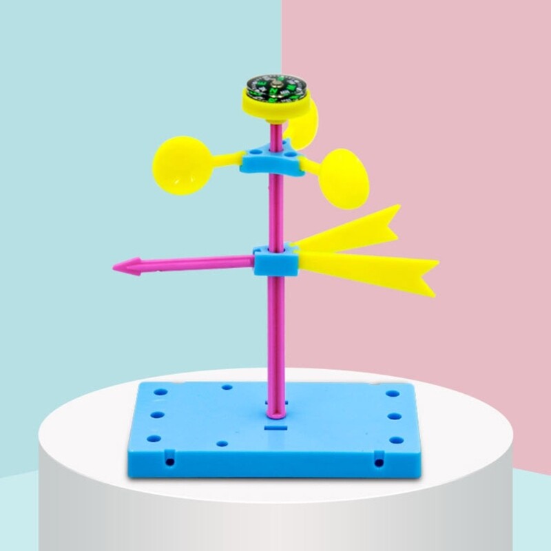 Weather Wind Vane Kids Science Toy Kit Station Vanes Assembly ...