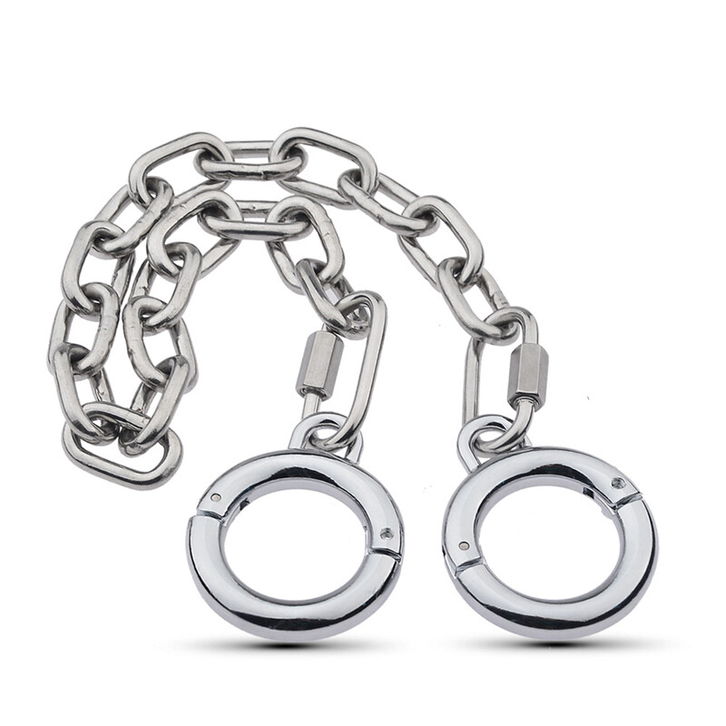 Adjustable Stainless Steel Toe Cuffs Locking Torture Cuffs Wmen Men | eBay