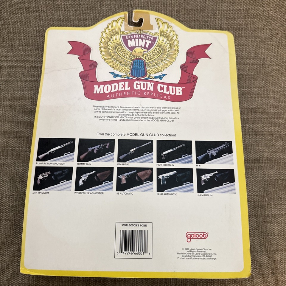 1989 GALOOB Miniature Toy San Francisco Mint Model Gun Club 1894 Rifle ...