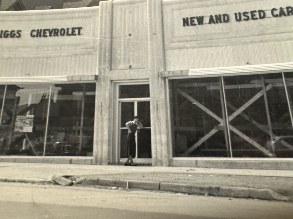 Vintage 1950's Briggs Chevrolet Car Dealership Real Photo South Amboy ...