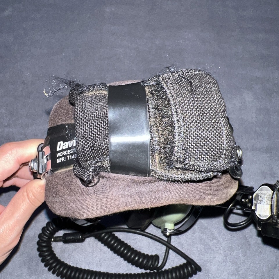 David Clark Model H10-76 Pilot Radio Headset, Used | eBay