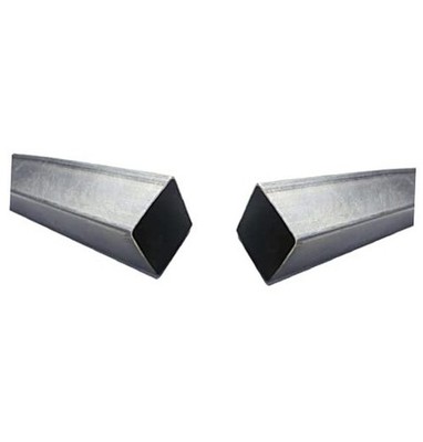 0.8" Square Tubing, 20mm x 20mm x L: 19.69 in / 500mm 2-Pack 2020 WT ...