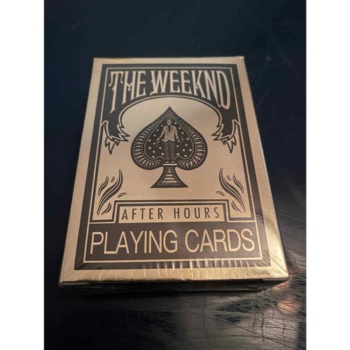 The Weeknd After Hours Xo Gold Playing Cards | eBay