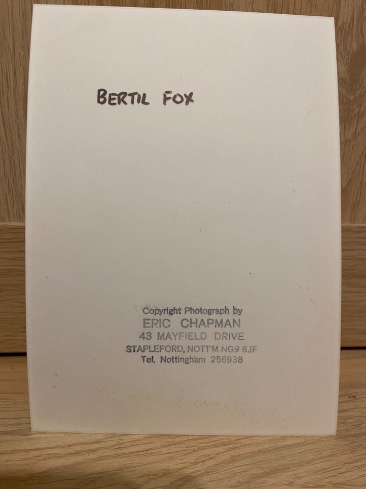 Vintage Original Bodybuilding Photo of Bertil Fox By Eric Chapman 7x5 ...