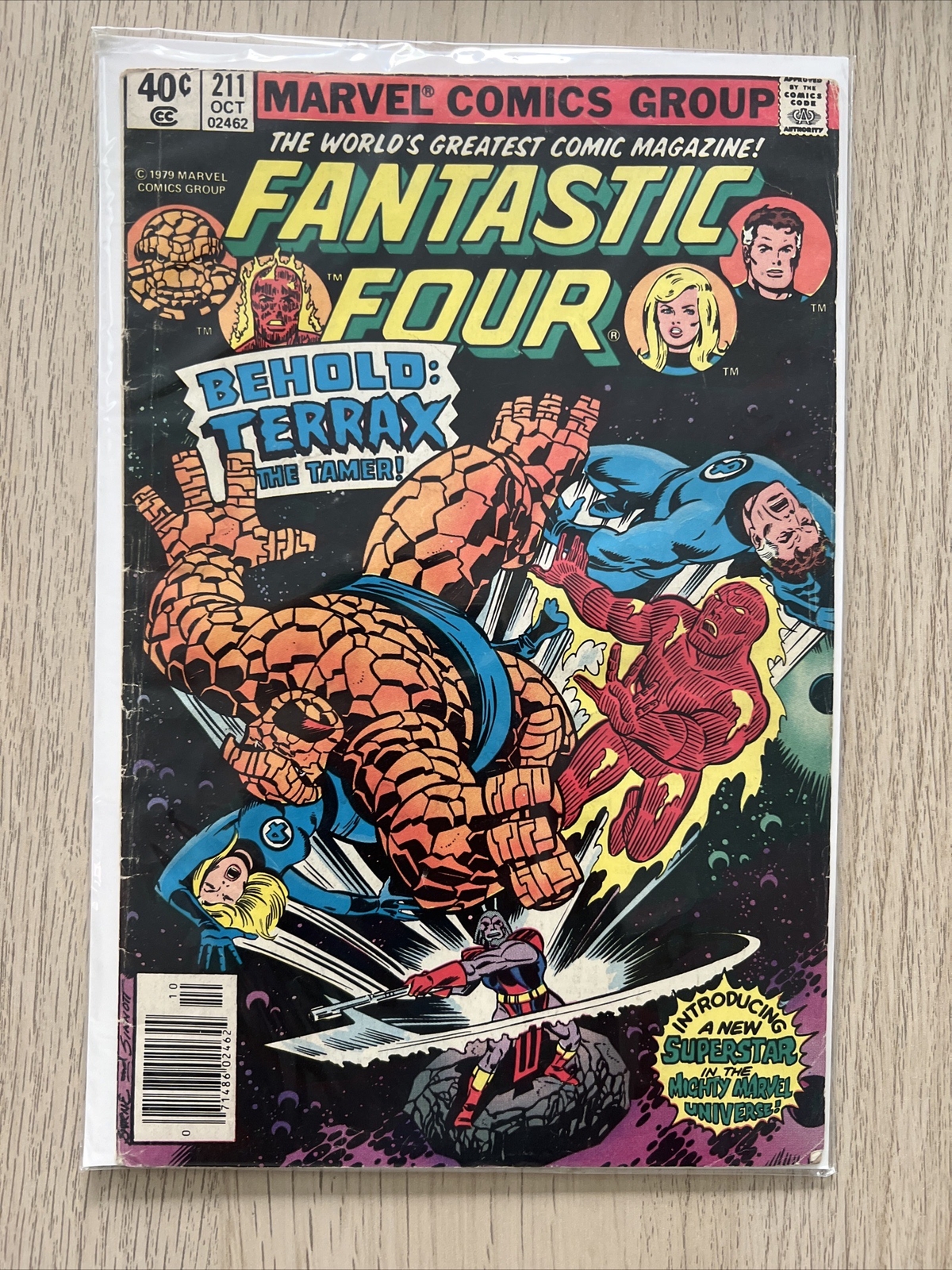 Fantastic Four #211 1st Appearance Of Terrax (Marvel Comics 1979) | eBay